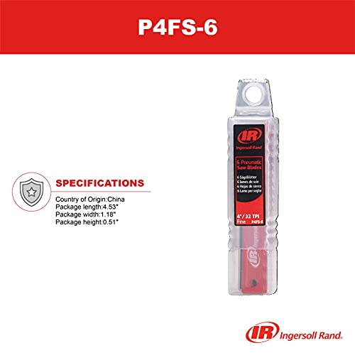 Ingersoll Rand P4FS-6 Air Reciprocating Saw Blades for all standard shank air reciprocating saws