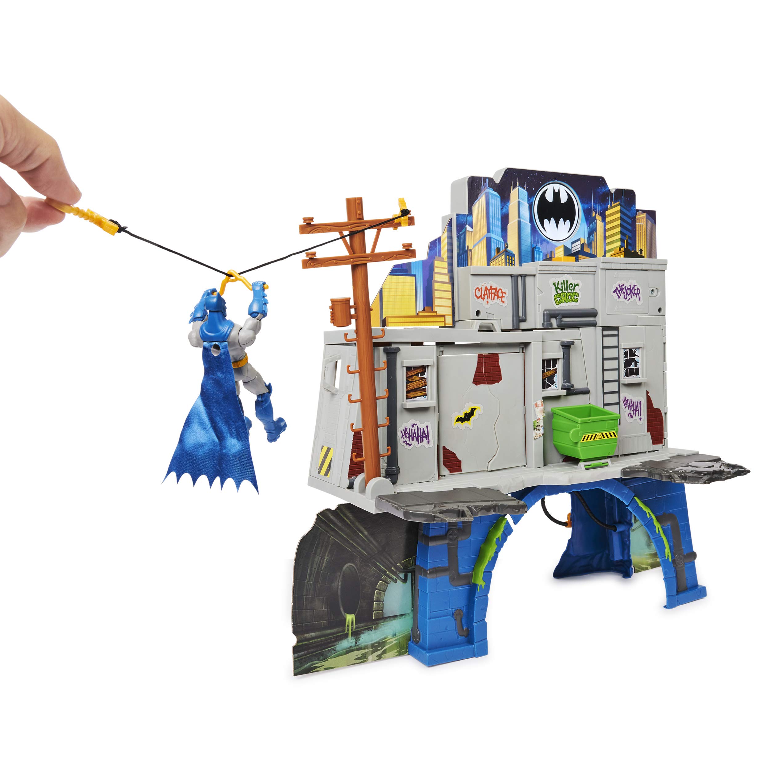 Spin Master Batman 3-in-1 Batcave Playset with Exclusive Batman Action Figure and Battle Armor