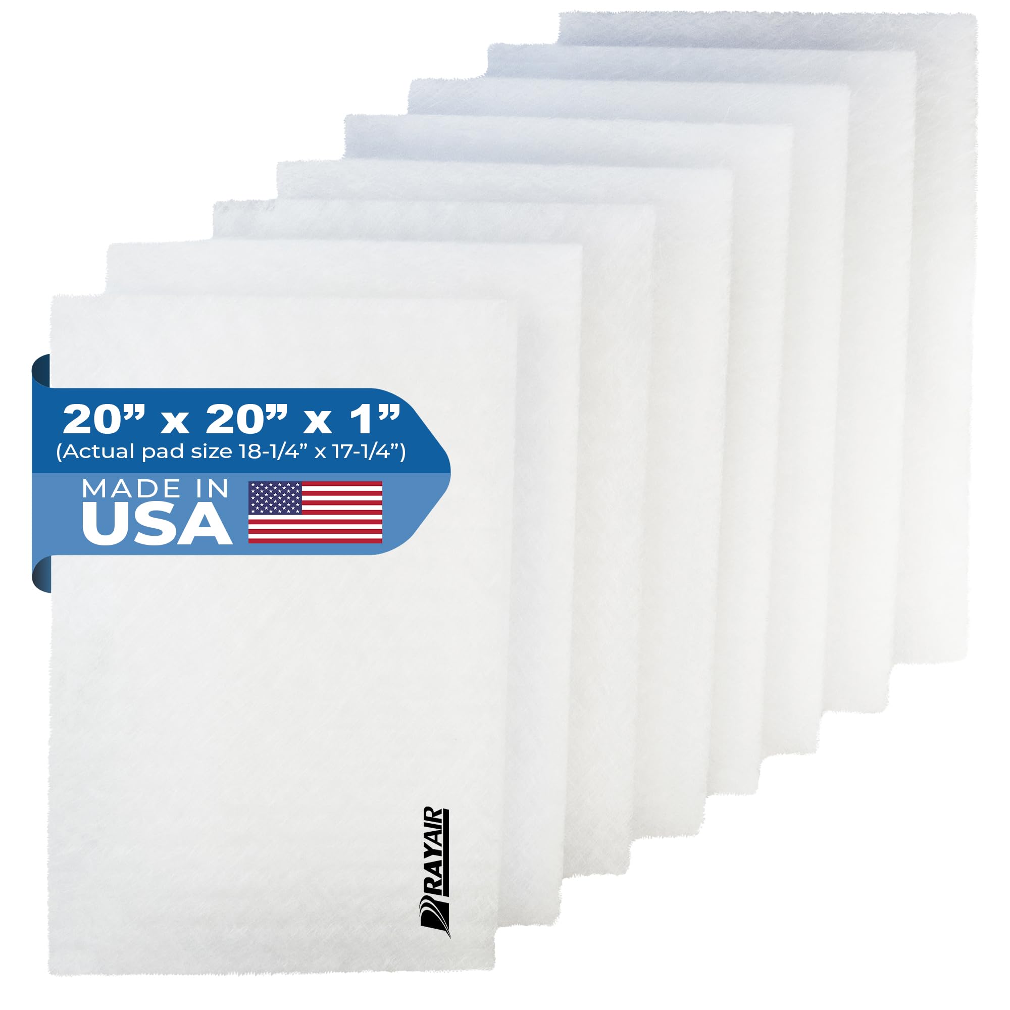 RAYAIR SUPPLY 20x20 Replacement Pads Compatible with Respicaire CG MicroCLean 95 Air Cleaner 20x20 Refills 4-Pack