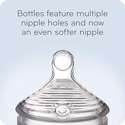 NUK Simply Natural Baby Bottles, 5 Oz, 3 Pack