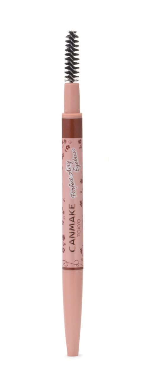 CANMAKE Perfect Airy Eyebrow, Multi-Use Eyebrow Color Makeup, 0.01 oz (0.29 g) (02 Natural Brown)