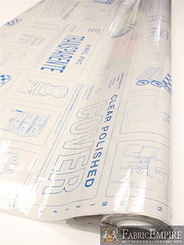 Clear Vinyl Fabric 54" Wide Sold by The Yard (12 Gauge)