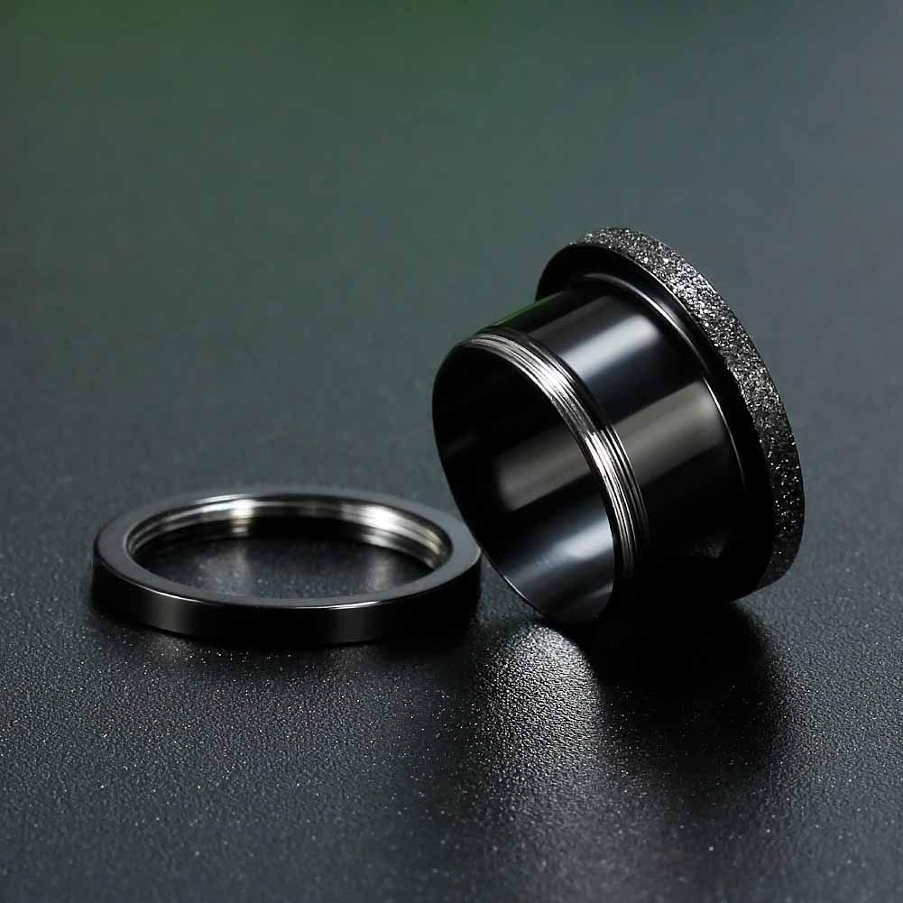 COOEAR Gauges for Ears Surgical Steel Tunnels Upgrade Scrub Plugs Piercing Party Gift Earrings 8g(3mm) to 5/8g(16mm)