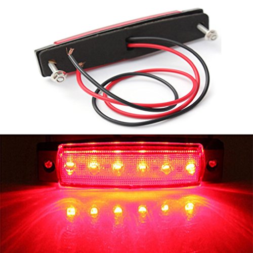 Shangyuan Navigation Lights, Led Stern Lights, Marine Strip Lights for Boat Lights Bow and Stern, Kayak Lights, DC 12V 2PCS (Red and Green)