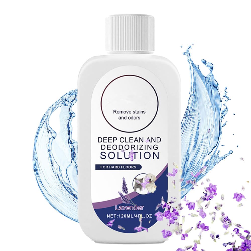 Floor Cleaning solution,Multi-Surface Floor Cleaning Solution,Household Floor Cleaner, Floor Cleaning Liquid for All-Robot Vacuum Cleaner with Mop and Cordless Wet-Dry Vacuum Cleaner(120ml) 