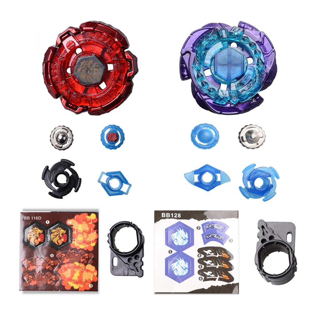 通用 Gold Galaxy Pegasus Pegasis Metal Fusion Attack Set with 4D Launcher Battle Set
