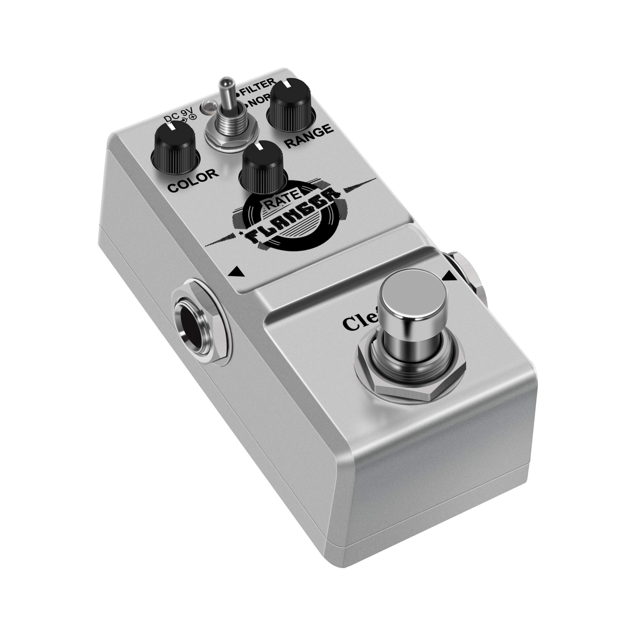 Clefly Nano Guitar Flanger Pedal for Electric Guitar Bass True Bypass 2 Modes