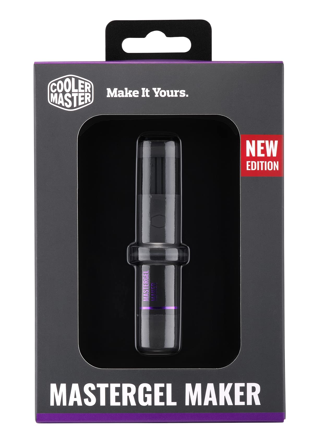 Cooler Master New MasterGel Maker, High Performance Heatsink Thermal Paste, 11 W/mK Thermal Conductivity Compound for CPU and GPU Coolers, Nanoscale Grease, Flat-Nozzle Applicator for Easy Use