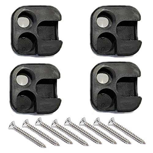 UtySty 4 Pack Folding Chair Replacement Foot with Screws Camping Outdoor Stool Outside Lawn Table Feet for Pole Swivel Joint Base Camp Fishing Seat Repair Accessories Maintenance Replace (14mm/0.55")