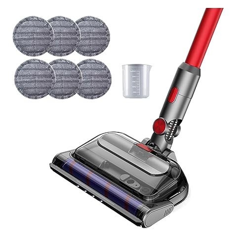 NUTRAC Vacuum Cleaner Electric Cleaning Mop Head Wet and Dry Brush Home Floor Mop Heads Accessories,Compatible for Dyson V7 V8 V10 V11V15