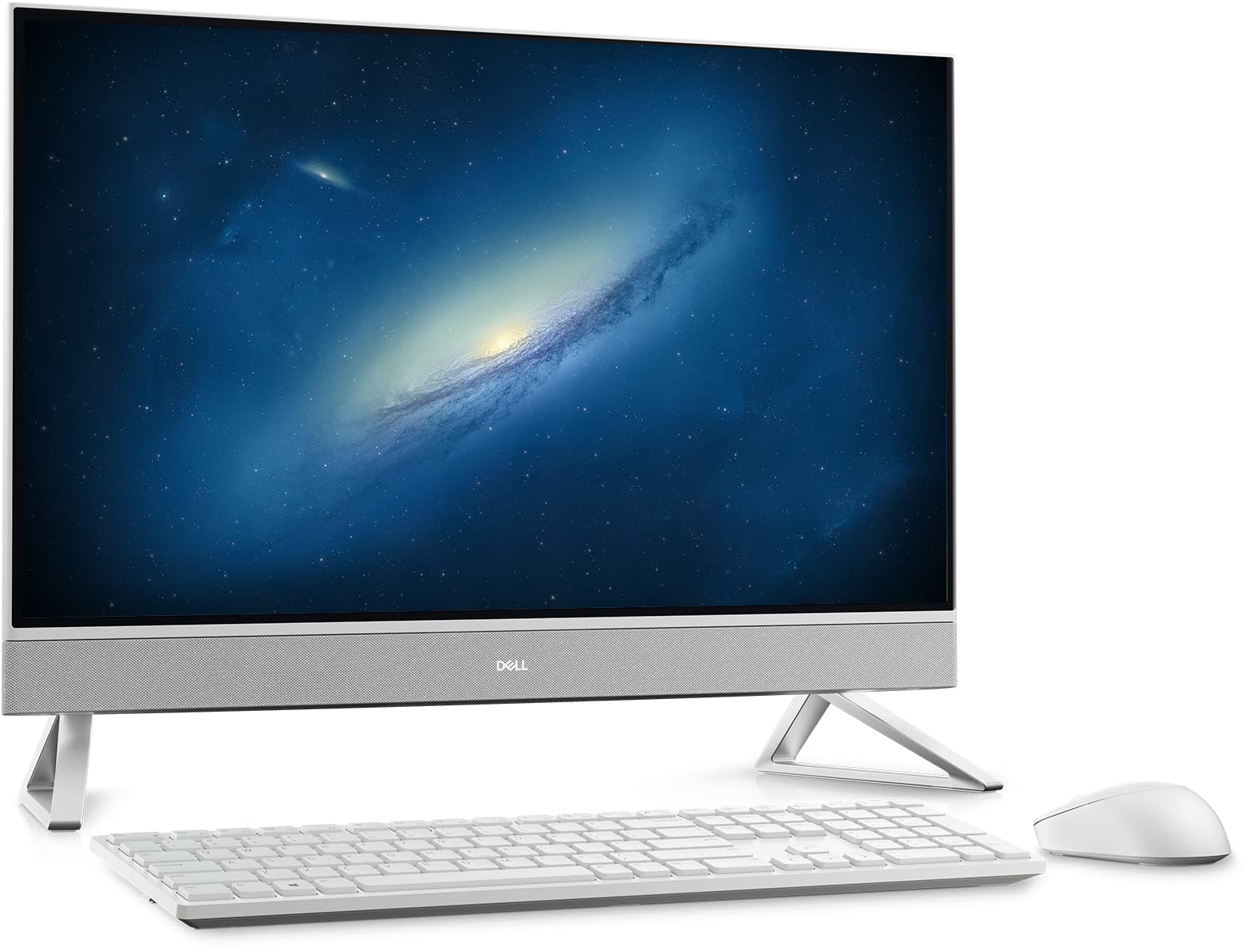 Dell Inspiron 7700 AIO Desktop, 27'' FHD Touchscreen, 12th Gen Intel Core i7-1255U Processor, GeForce MX550, 64GB RAM, 2TB SSD, Webcam, HDMI, RJ45, Wi-Fi 6, Wireless KB&Mouse, Windows 11 Home, White