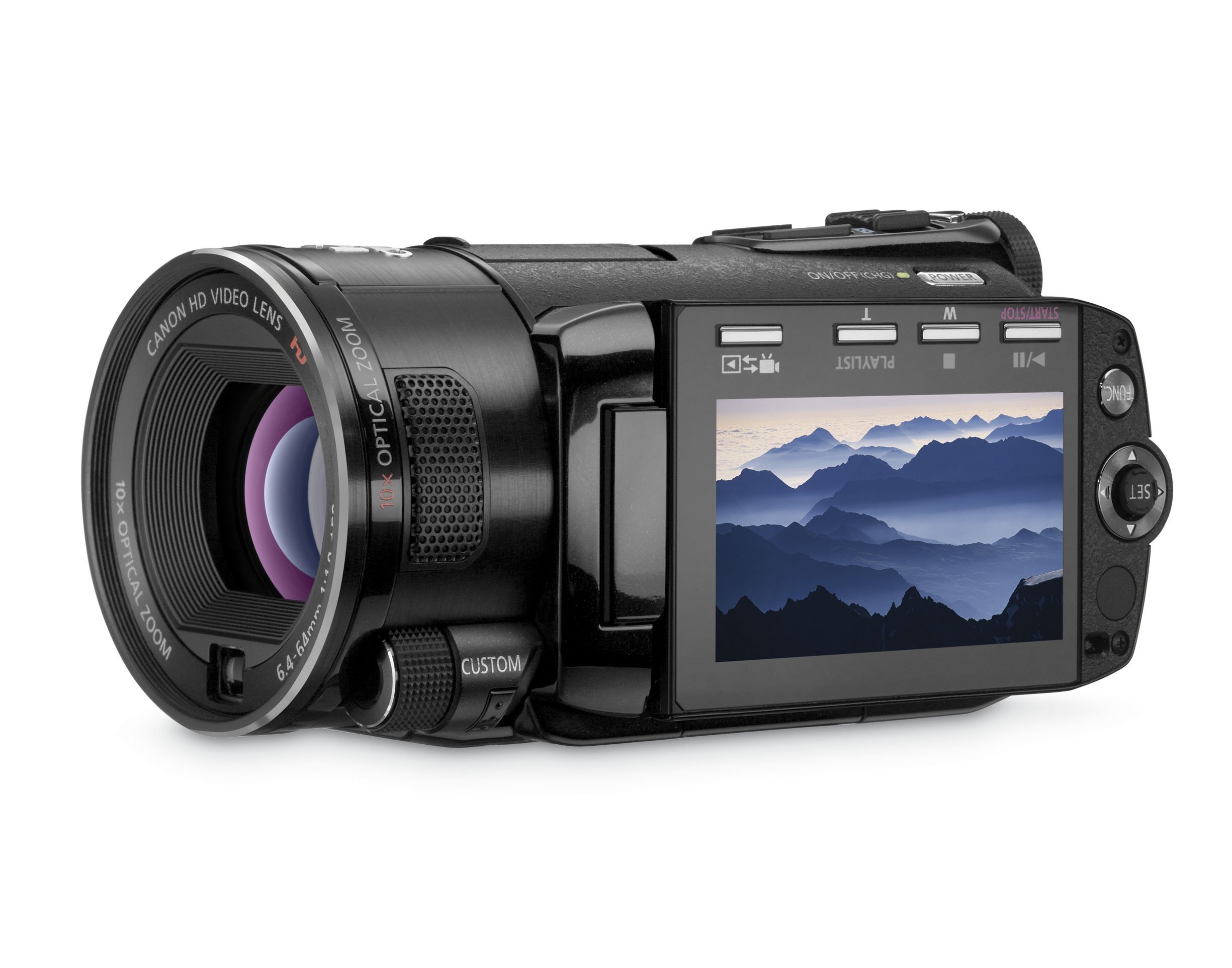 Canon VIXIA HFS10 HD Dual Flash Memory w/32GB Internal Memory & 10x Optical Zoom - 2009 MODEL (Renewed)