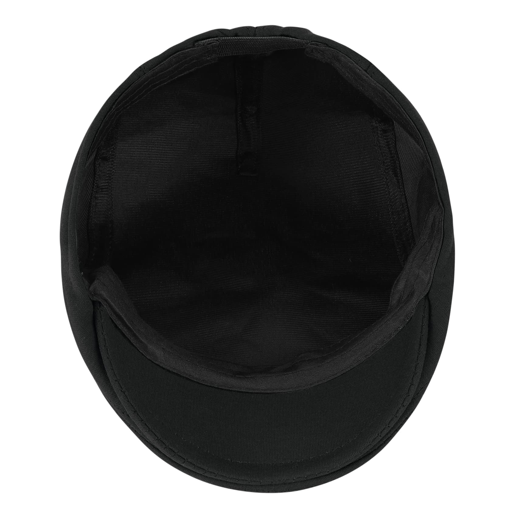 Durio Newsboy Hats for Men Soft Mens Flat Cap Cozy Beret Scally Cap for Men Irish Cabbie Hats Black