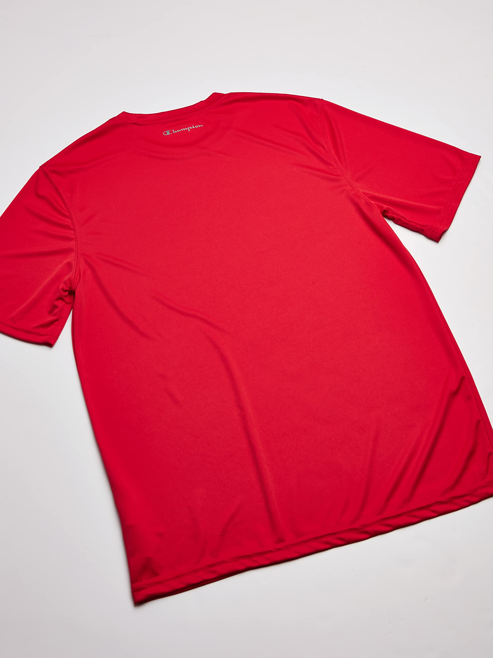 Champion Men's Short Sleeve Double Dry Performance T-Shirt, Scarlet, XX-Large