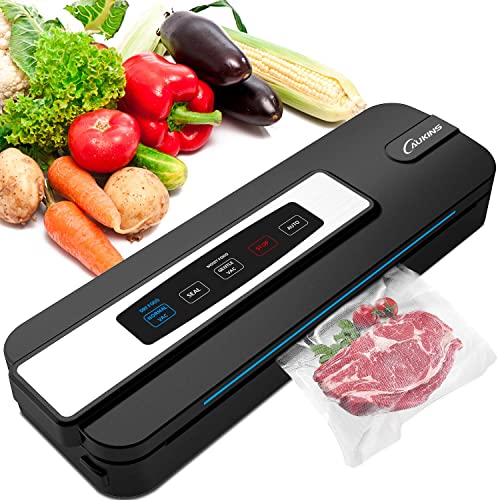 CAUKINS Food Vacuum Sealer Machine: Sous Vide Vacuum Sealer Automatic Vacuum Sealer Portable Vacuum Sealer For Food