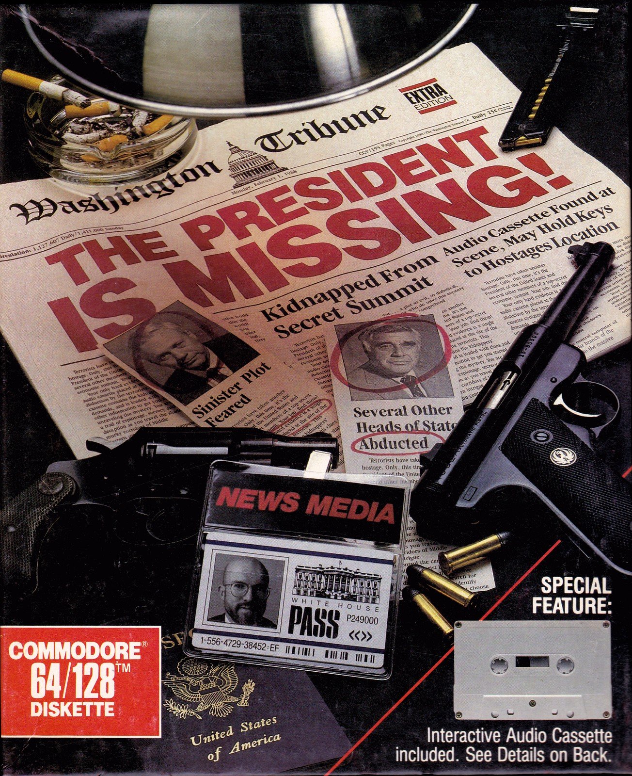 The President is Missing - Commodore 64