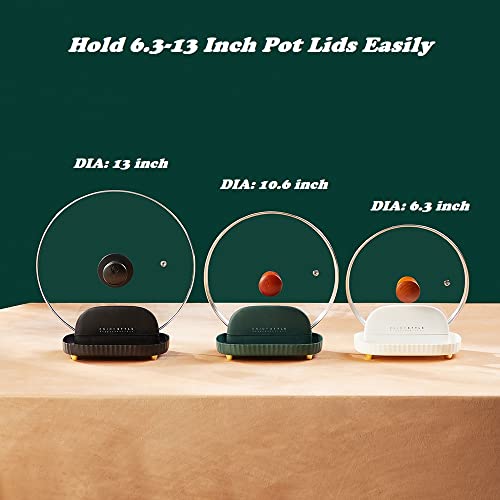 Suugly Utensil Rest Holder for Kitchen Counter Spoon Rest Cooking Ladle Spatula Lid Holder Kitchen and Grill Utensil Organizer for Countertop Stove Top (White)