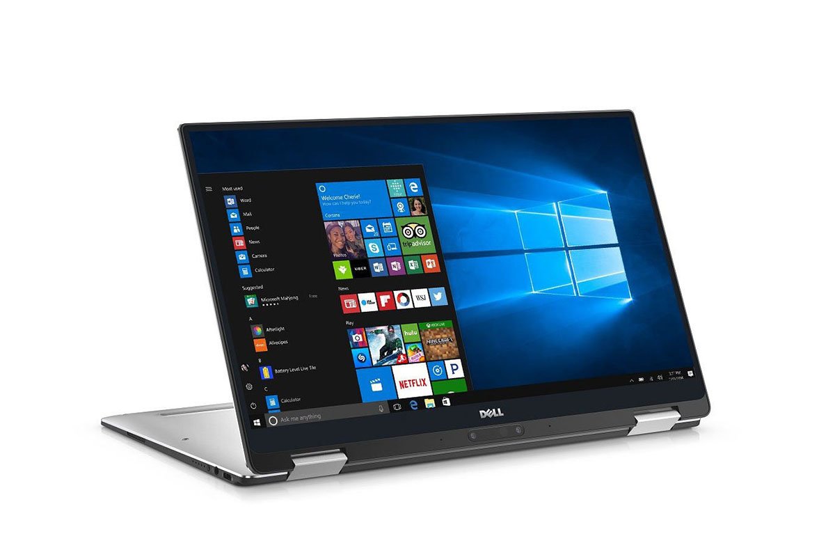 Dell XPS 9365 2-in-1 13.3-inch QHD Touchscreen Laptop PC - Intel Core i7-7Y75 1.3GHz, 16GB, 256GB SSD, Bluetooth, Webcam, Windows 10 Pro - Silver (Renewed)