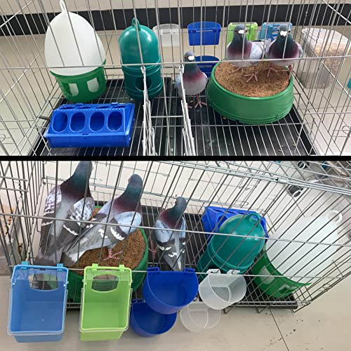 Pigeon Cage Chicken Cage Quail Cage Iron Cage for Pigeon Chicken Quail Duck Poultry Cage (50cm/20in)