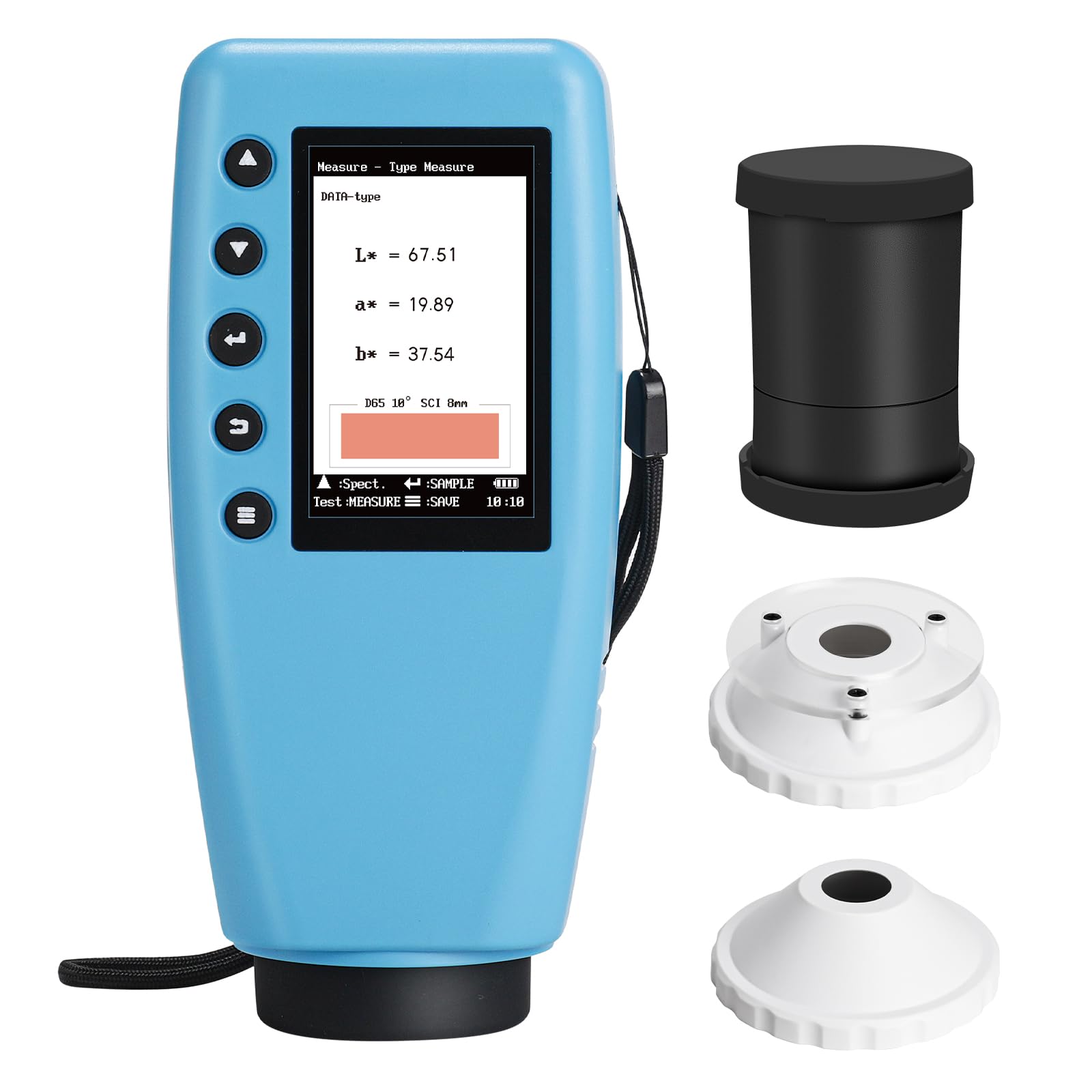 Healthible Portable Color Analyzer Digital Precise - Colorimeter for Display Calibration,8mm Colorimetro,Difference Meter Tester,Color Analyzer with Black and White Calibration Function
