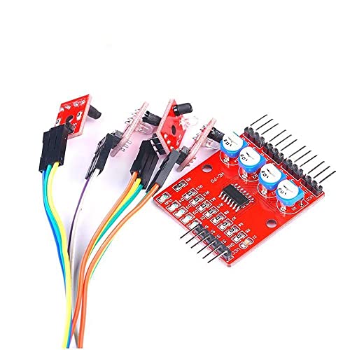 Four-Way Infrared tracing / 4 Channel Tracking Module/Transmission line modules/Obstacle Avoidance/car/Robot sensors