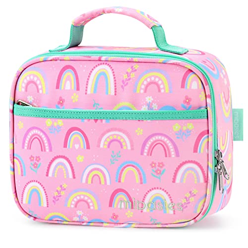 mibasies Back to School Set, Toddler Backpack, Lunch Box Preschool Kindergarten for Girls