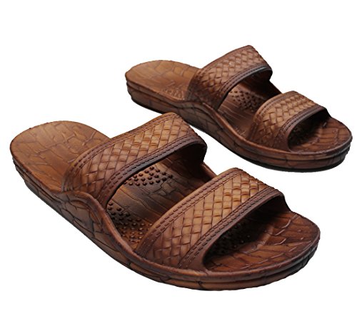 IMPERIAL SANDALS HAWAII Double Strap Jesus Style Hawaii Sandals Size 11 Women /9 men, Unisex Sandal for Women Men and Teens