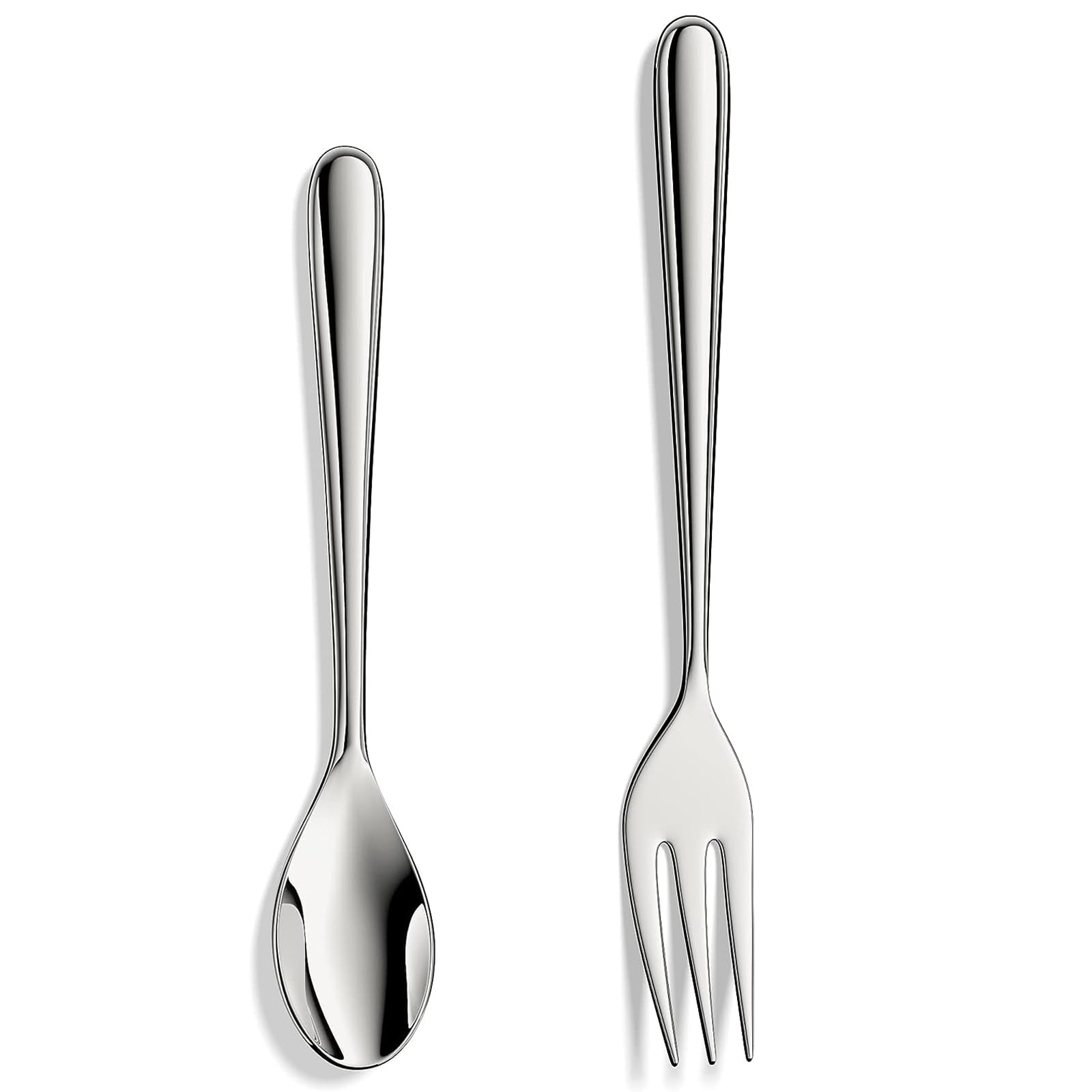 Demitasse Espresso Spoons,Forged 18/10 Stainless Steel Mini Teaspoons Coffee Spoons Bistro Spoons,4.7 Inch,Set of 4,Heavy Duty and Dishwasher Safe