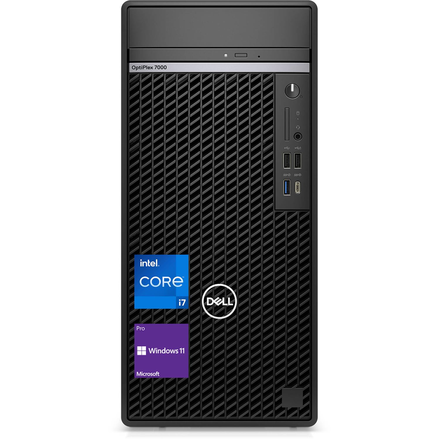 Dell OptiPlex 7000 Series Business Tower Desktop, Intel Core i7-12700 Processor, 64GB DDR5 RAM, 2TB PCIe SSD, DVD, DisplayPorts, Wi-Fi, Windows 11 Pro, Black