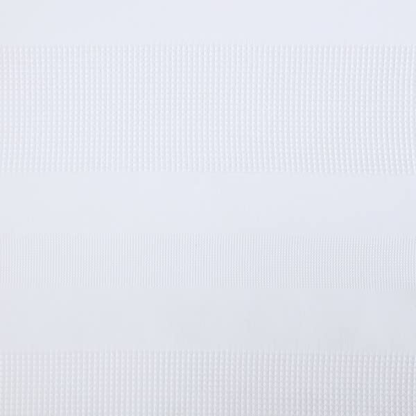 Vera Wang - King Duvet Cover Set, Luxury Cotton Bedding with Matching Shams, All Season Home Decor (Waffle Stripe White, King)