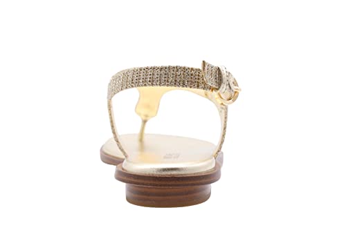 Michael Kors MK Plate Thong Pale Gold 6.5 M