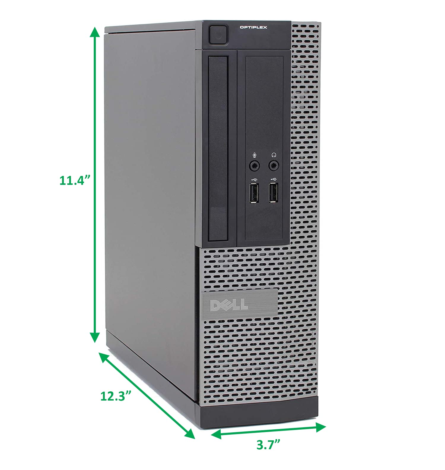 Dell OptiPlex SFF Computer Desktop PC Intel Core i5 3rd Gen Processor | 16GB Ram & 2TB HDD | WiFi & Bluetooth RGB Dual Speakers & Keyboard Mouse New LED 19" Monitor Windows 10 Pro (Renewed)