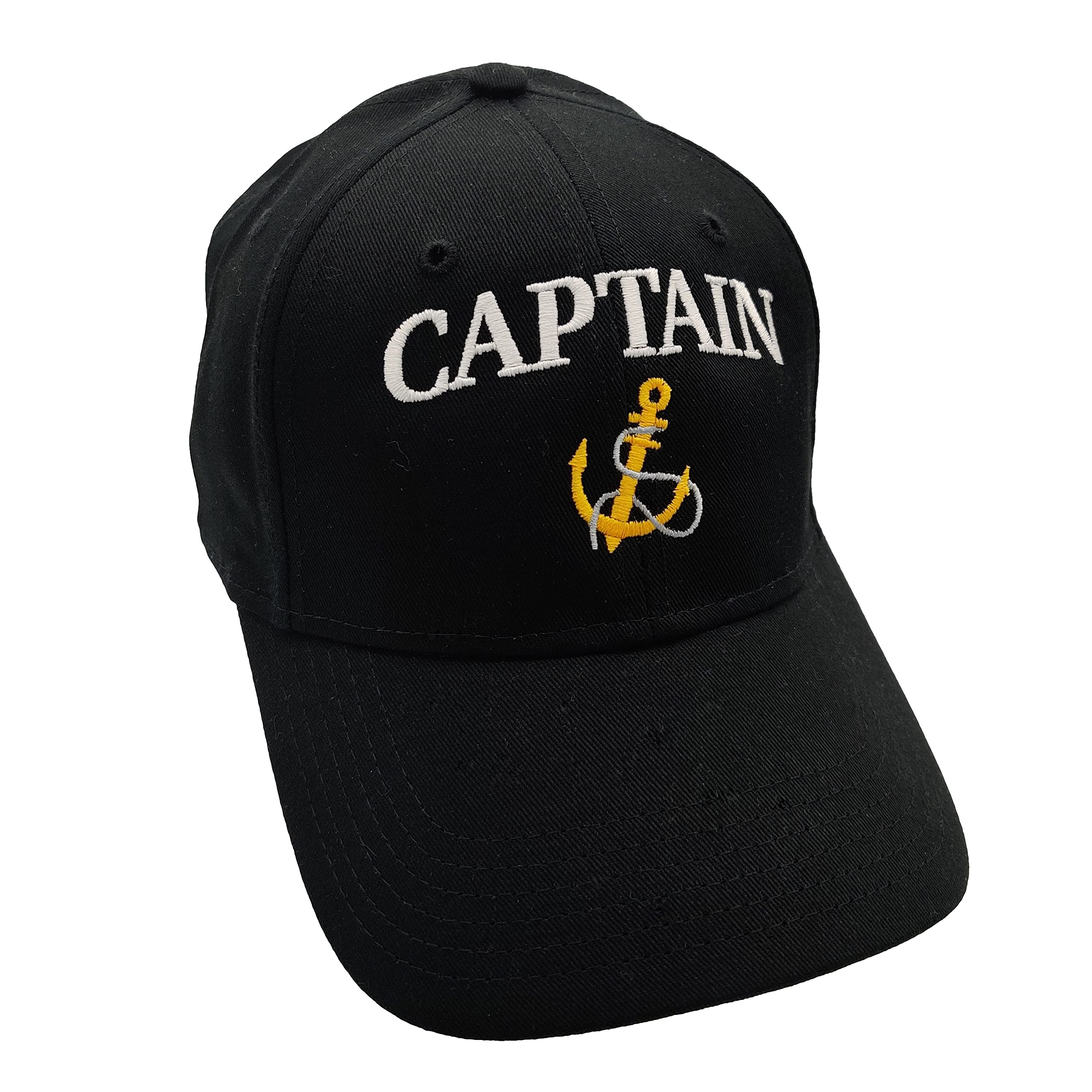 Captain and First Mate Anchor Matching Acrylic Hats - Black
