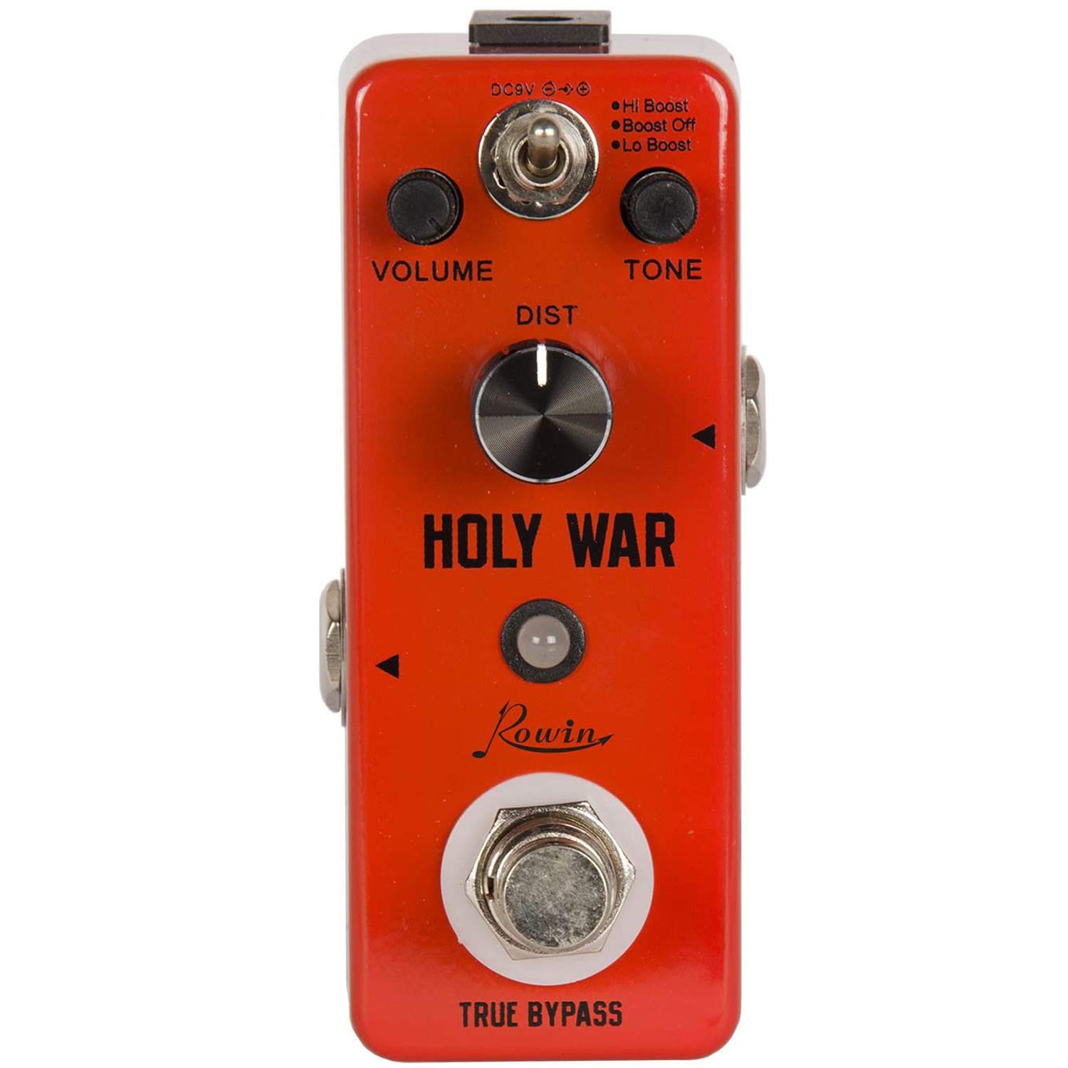 Rowin Guitar Holy War Pedal Analog Heavy Metal Distortion Pedal for Guitar True Bypass