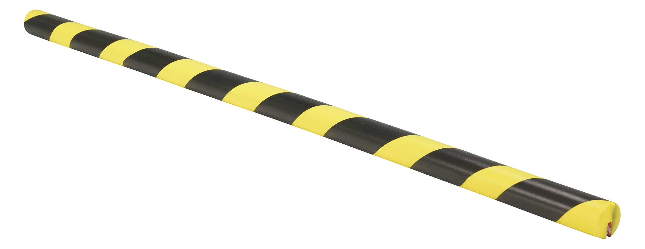 Vestil FEG-A Polyurethane Foam Edge Guard 40 In. Length x 5/16 In. Slot Width Black / Yellow