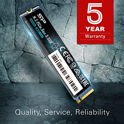 Silicon Power 256GB NVMe M.2 PCIe Gen3x4 2280 SSD (SP256GBP34A60M28)