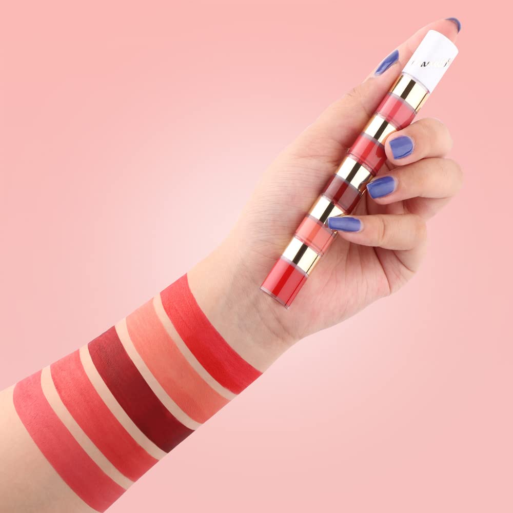 FAEYLI Matte liquid lip gloss, matte liquid durable and fadeless waterproof lip gloss (02)