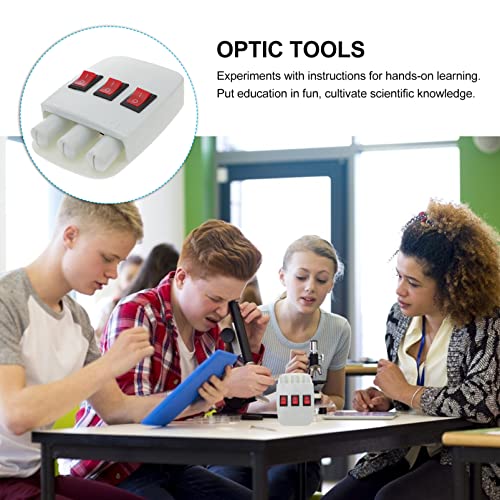 Mipcase Three Light Source Apparatus, Laboratory Physical Three- Way Semiconductor Optics Experiment Equipment for Reflection, Diffraction and Refraction