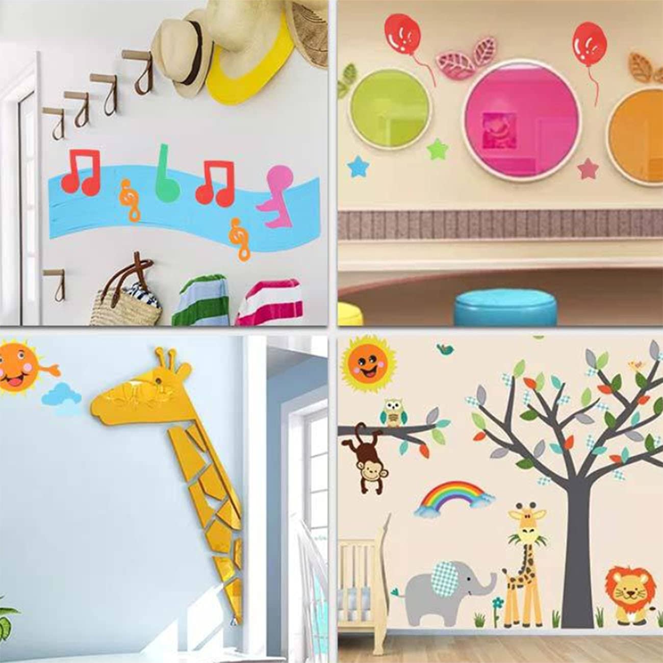 CSNSD 75PCS The Sun,The Moon, The Star,The Clouds Shapes Self-Adhesive Foam Stickers for Craft Art Project