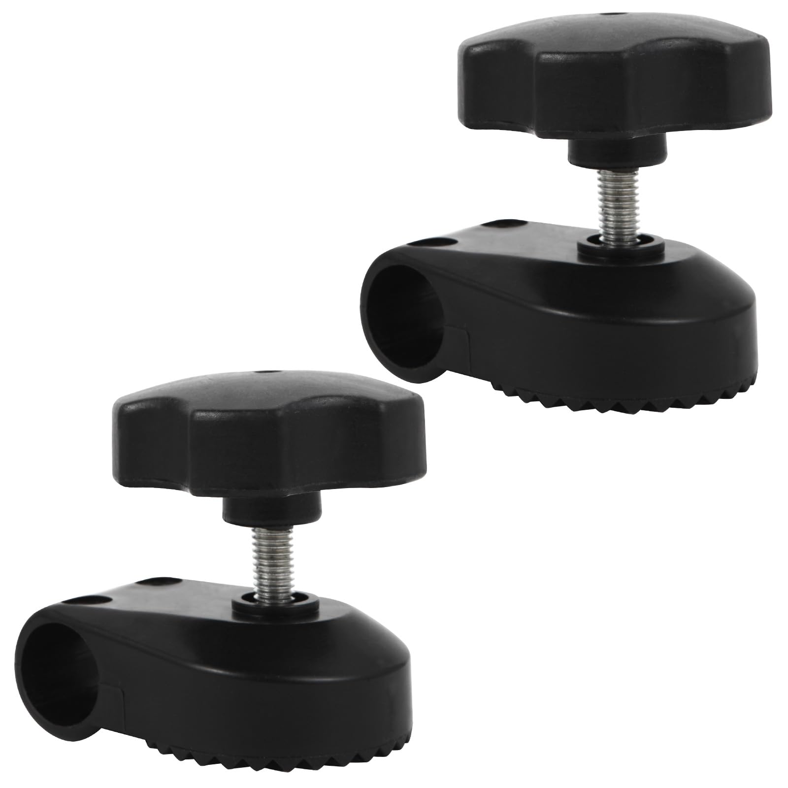 Garden Swing Plastic Fittings 2Pcs,Porch Patio Swing Frame Parts,Outdoor Patio Swings Canopy Replacement Plastic Fittings to Attach Canopy Frame to Swings (QQPJ-A)