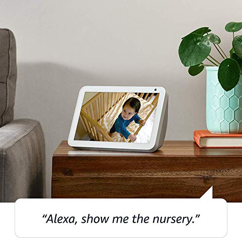 Certified Refurbished Echo Show 8 (1st Gen, 2019 release) -- HD smart display with Alexa – stay connected with video calling - Sandstone