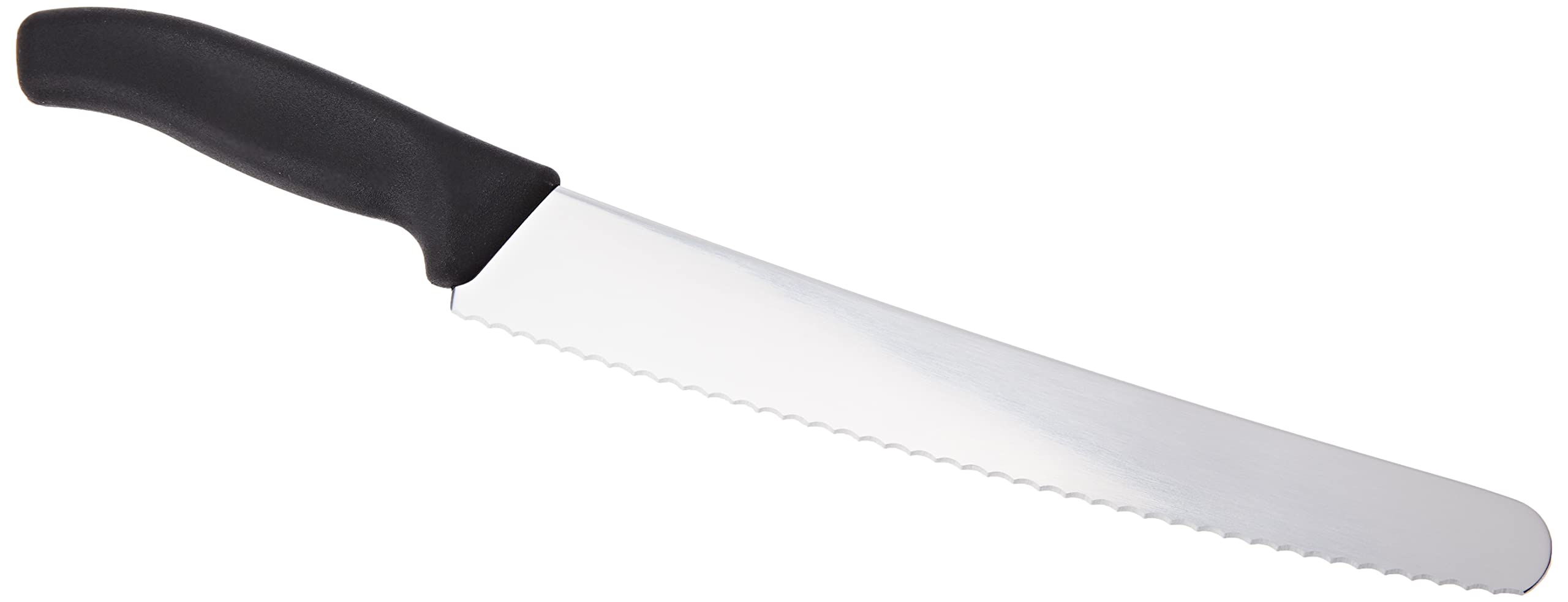 Victorinox Swiss Classic, Pastry Knife, Extra Sharp Blade, Wavy Edge, 26 cm, Plastic Handle, Stainless Steel, Black