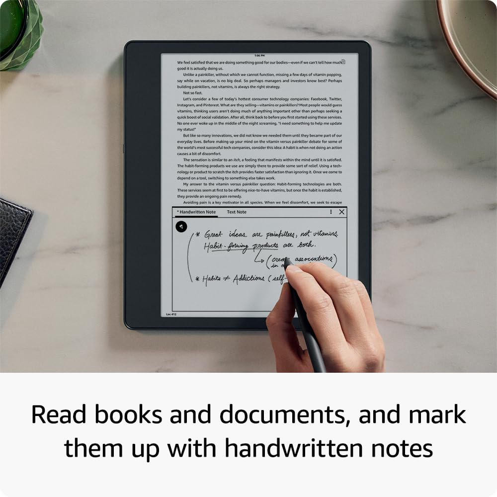 Certified Refurbished Kindle Scribe (16 GB) the first Kindle for reading, writing, journaling and sketching - with a 10.2” 300 ppi Paperwhite display, includes Basic Pen