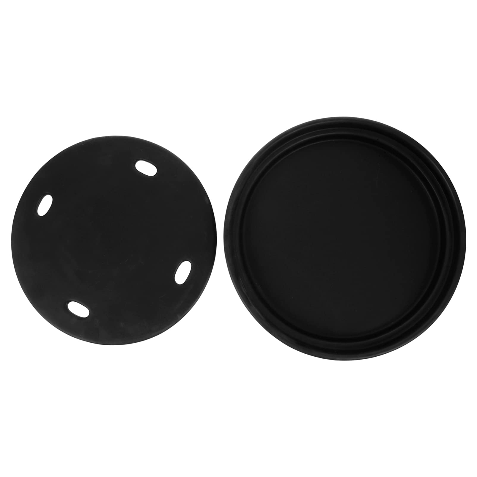DOITOOL 1pc Dry Ice Tray Slate Round Cheese Board Sushi Board Dinner Fish Plate Sushi Serving Plates Caviar Bowl Wooden Utensils for Eating Sushi Tray Melamine Japanese-style Lobster Plate