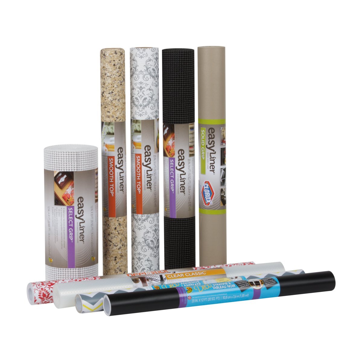 Duck Brand Select Grip EasyLiner Shelf and Drawer Liner, 20-Inch x 6-Feet, Non-Adhesive, Chocolate, 1142163