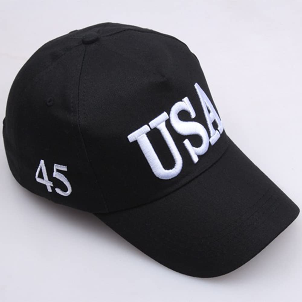 EIKOU USA Baseball Cap Polo Style Embroidered Dad Hat Adjustable American Flag for Men and Women(Come with The Flag Keychain)