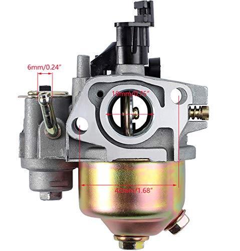 Gx160 Carburetor for Honda GX120 GX160 GX200 5.5HP 6.5 HP Small Engine carb Replaces# 16100-ZH8-W61,include Air Filter Housing with air Filter Assembly - By LEIMO