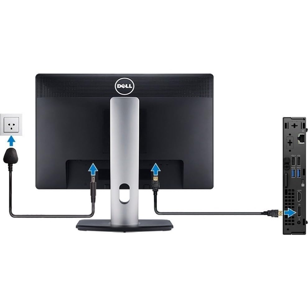 Dell OptiPlex 3000 Desktop Computer - Intel Core i5 12th Gen i5-12500T Hexa-core (6 Core) 2 GHz - 8 GB RAM DDR4 SDRAM - 256 GB M.2 PCI Express NVMe 3.0 x4 SSD - Micro PC - Black