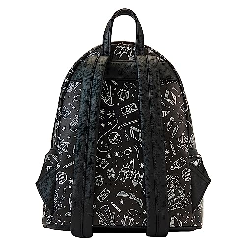Loungefly Harry Potter All Over Print Women's Double Strap Shoulder Bag Purse