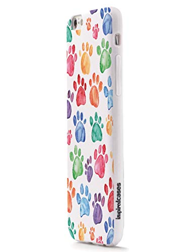 Inspired Cases - 3D Textured Galaxy Note 10 Plus Case - Rubber Bumper Cover - Protective Phone Case for Samsung Galaxy Note 10 Plus - Watercolor Paw Prints